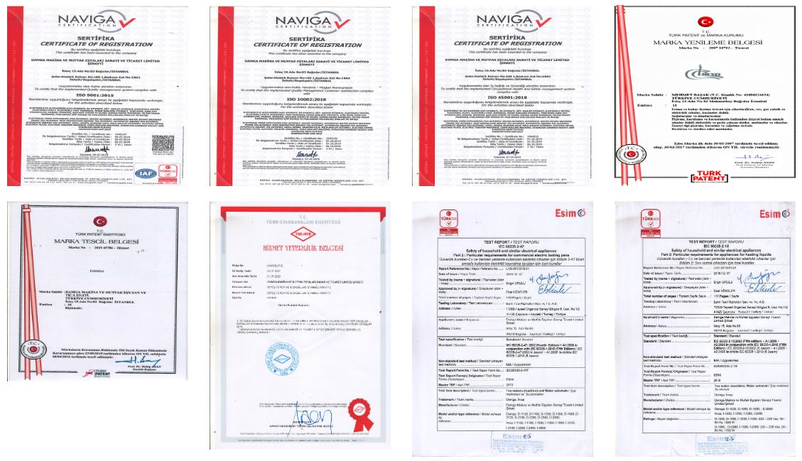 Certificates